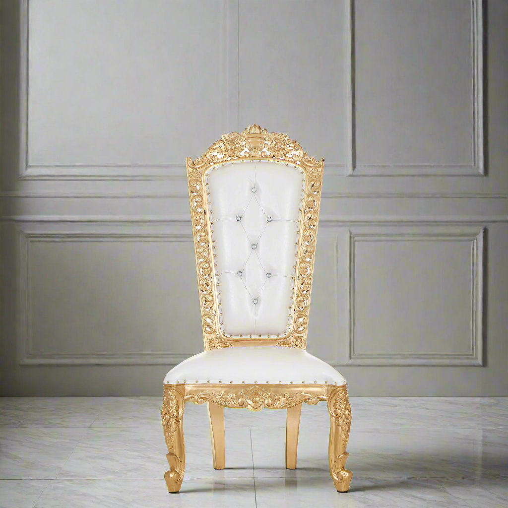 Queen Raquel Armless Chair – Throne Kingdom