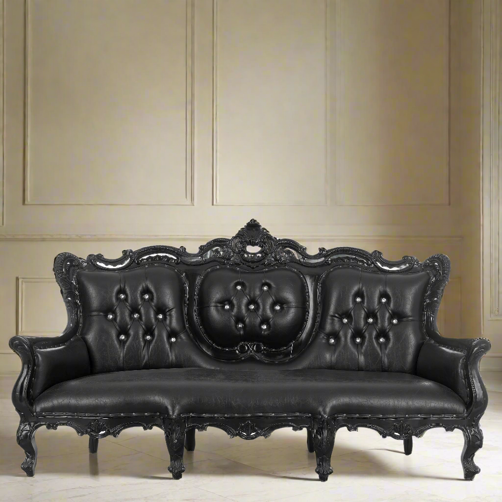Crimson Gothic Sofa – Throne Kingdom