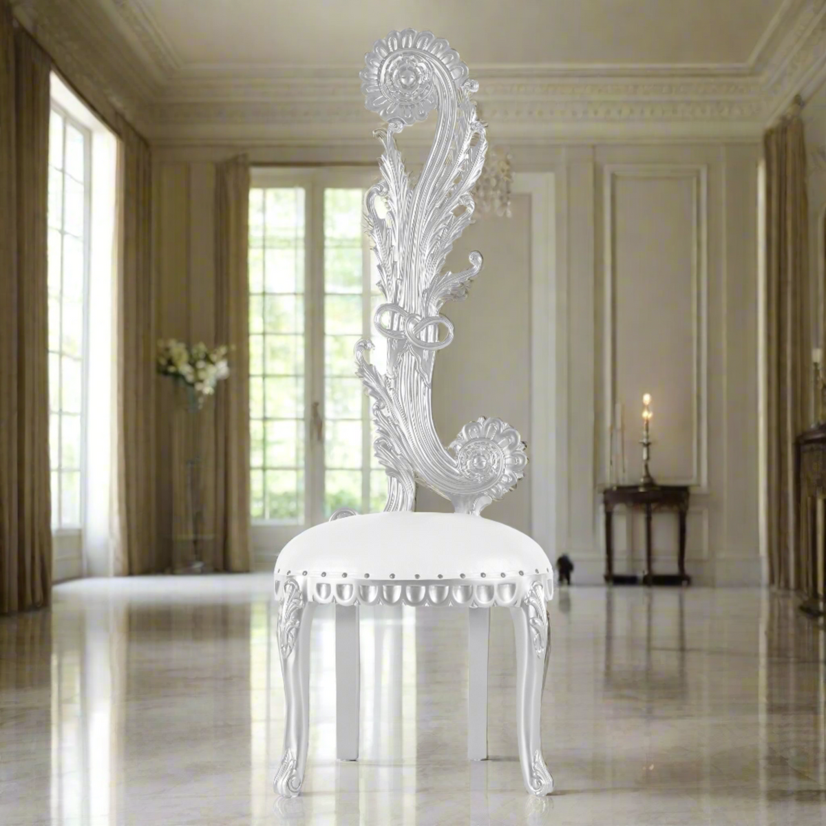 Fauteuil d'appoint Royal Sapphire – THRONE KINGDOM