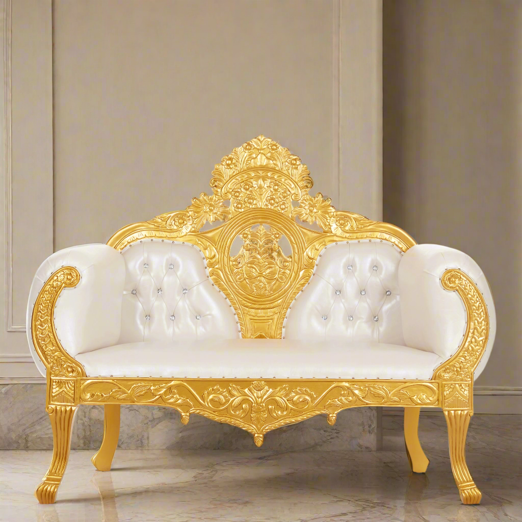 Queen Anne Royal Loveseat – Throne Kingdom