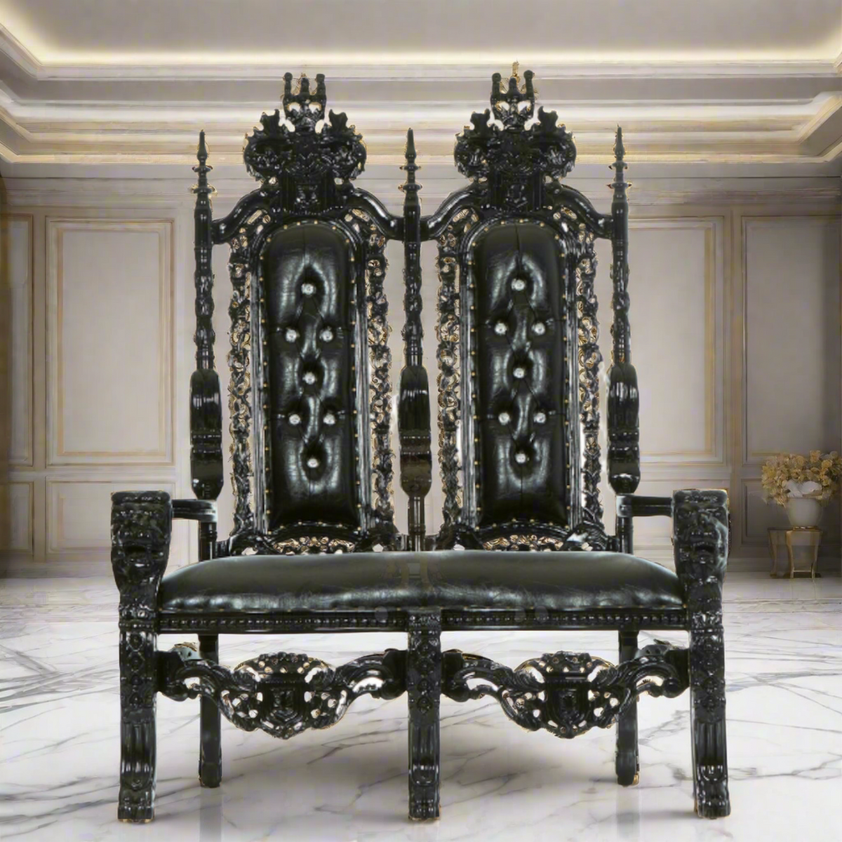 King David Lion Loveseat – Throne Kingdom