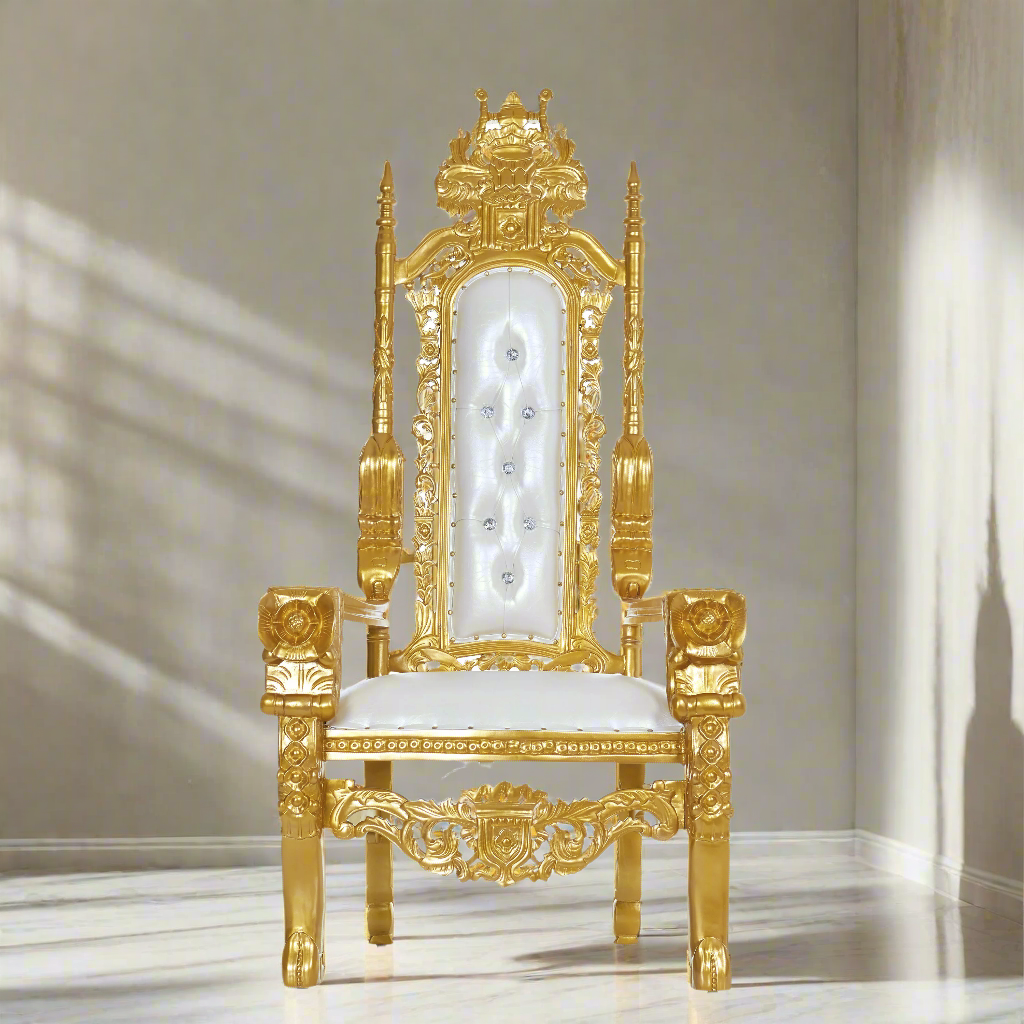 King David Flower Throne Chair – Throne Kingdom