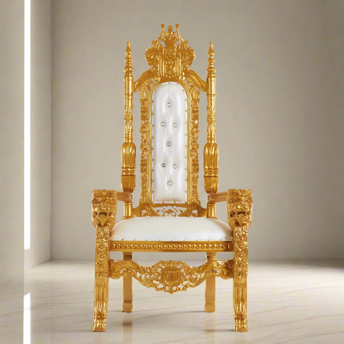 King David Lion Throne Chair - Vinyl – Throne Kingdom